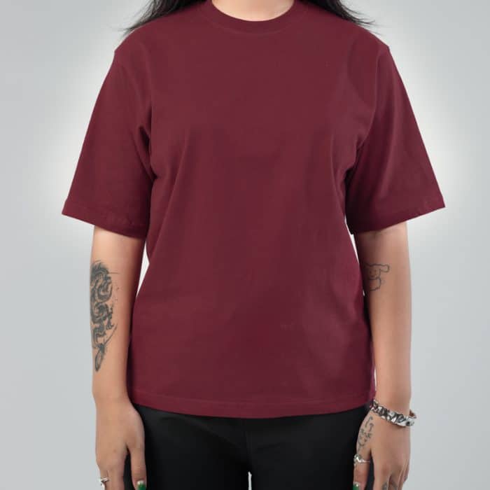 Men's Oversized Drop Shoulder Solid T-shirt in Olive - Gorur Ghash